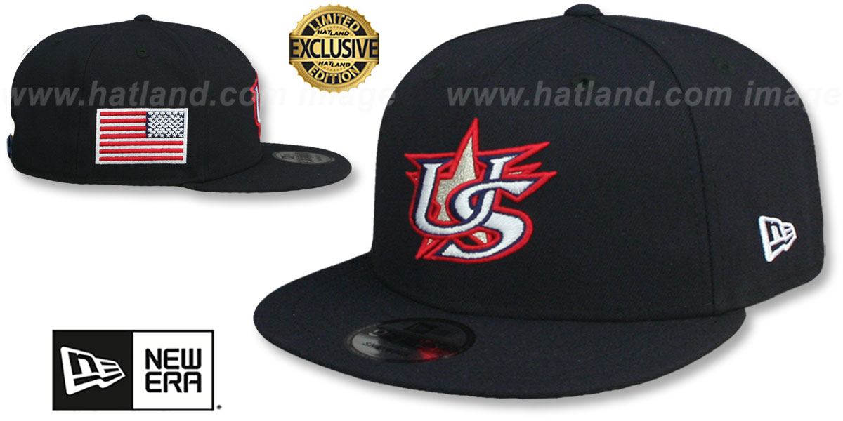United States USA 2026 WBC SNAPBACK Navy Hat by New Era