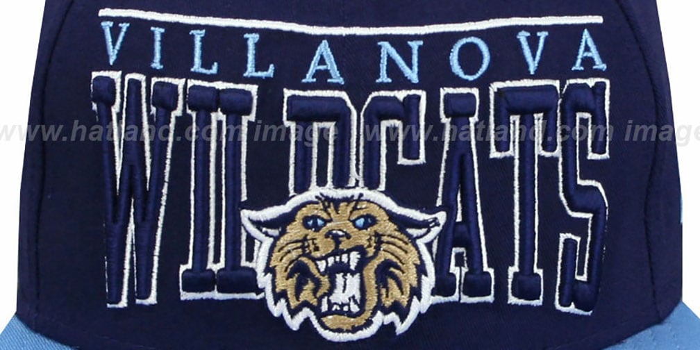 Villanova LE-ARCH SNAPBACK Navy-Sky Hat by New Era