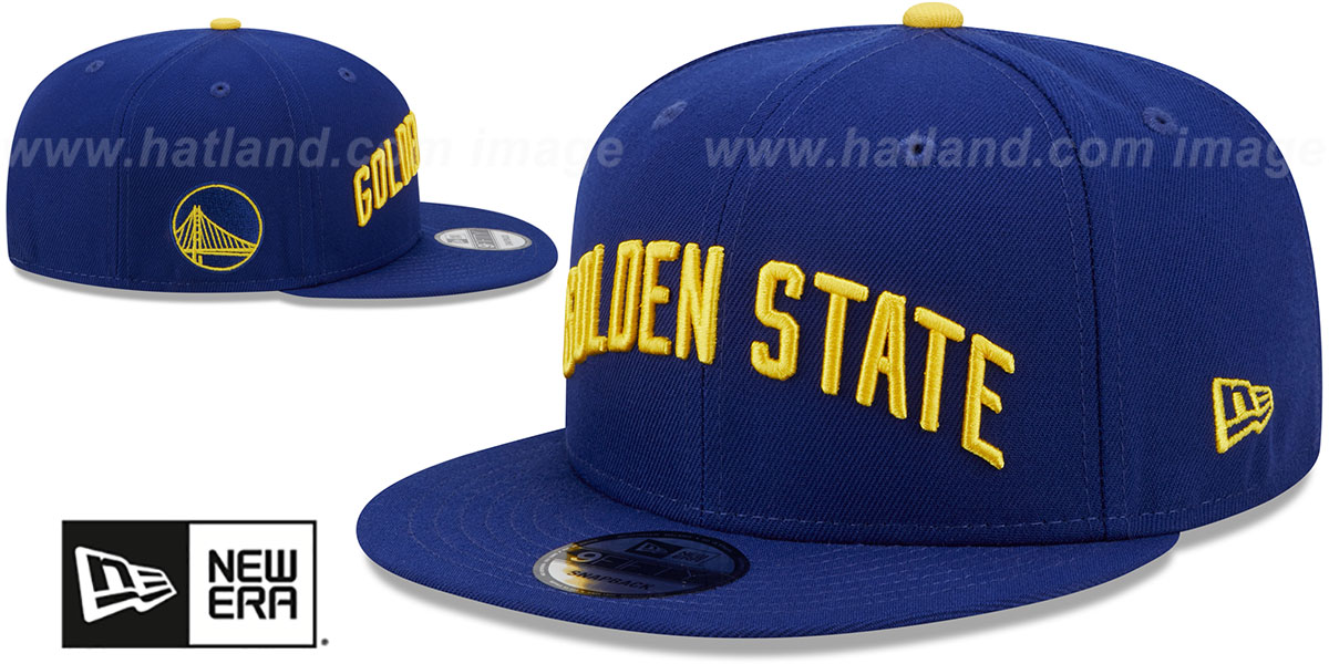 Golden State Warriors STATEMENT SNAPBACK Royal Hat