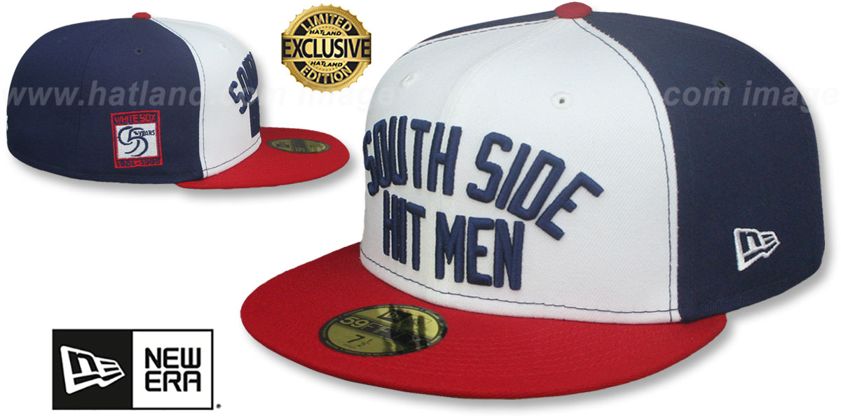 Chicago White Sox SOUTHSIDE HITMEN PATCH-BOTTOM White-Navy-Red Fi