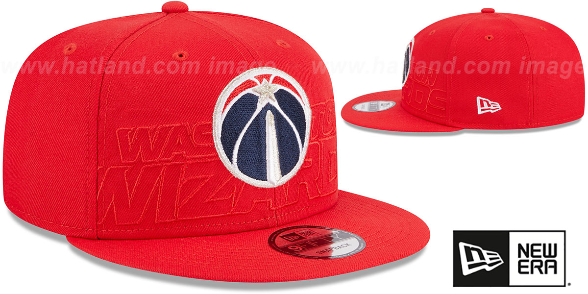 Washington Wizards 2023 NBA DRAFT SNAPBACK Red Hat
