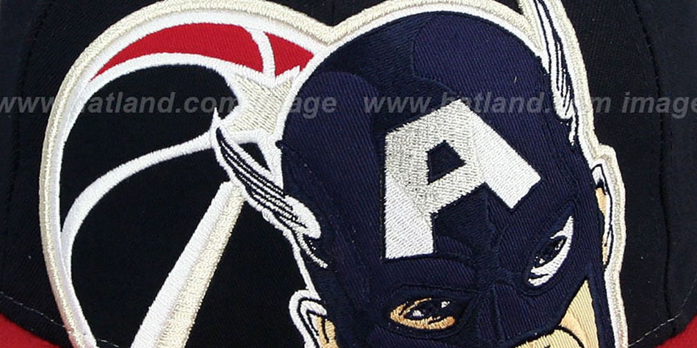 Washington Wizards HERO-HCL Navy-Red Fitted Hat by New Era