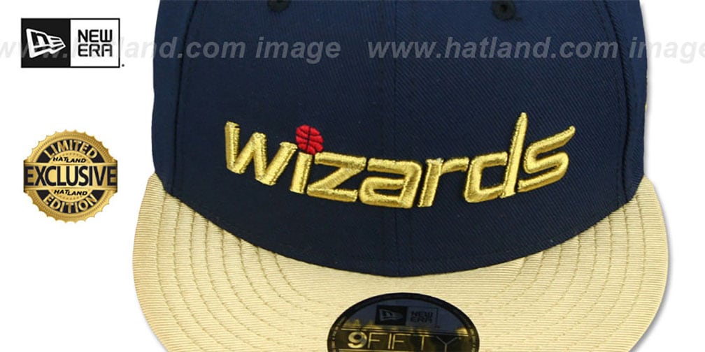 Washington Wizards SWINGMAN SNAPBACK Navy-Gold Hat