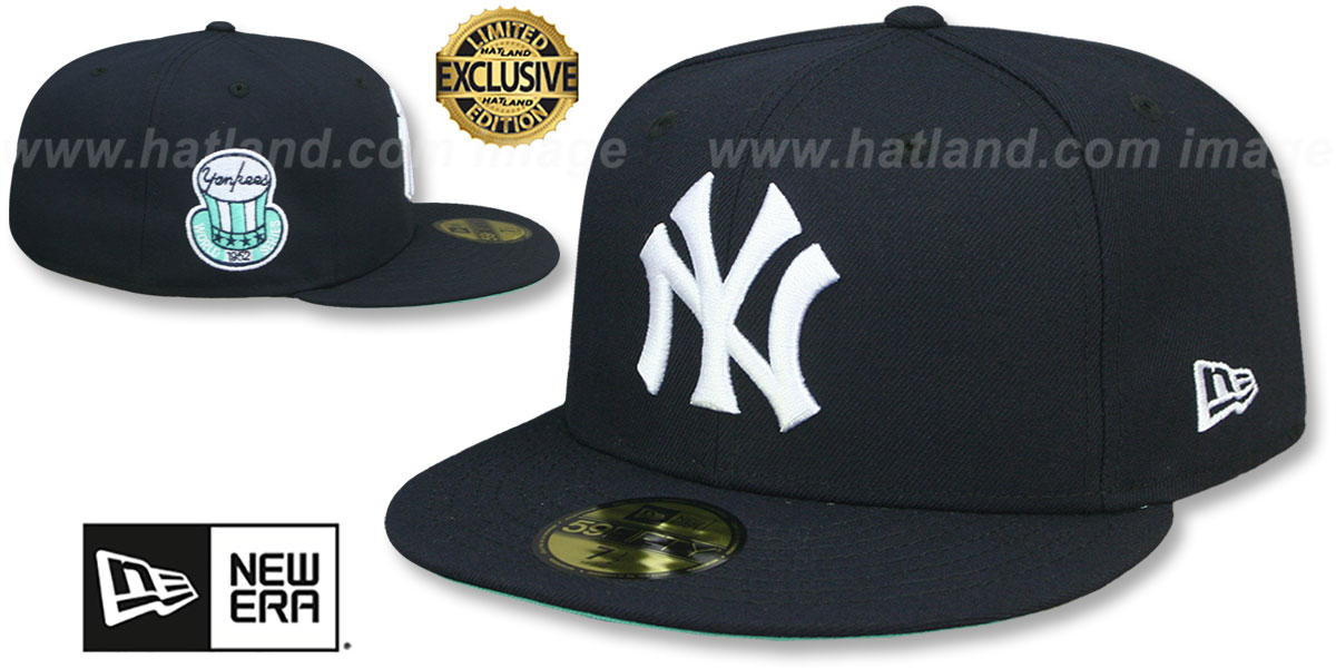 New York Yankees 1952 WORLD SERIES MINT-BOTTOM Navy Fitted Hat