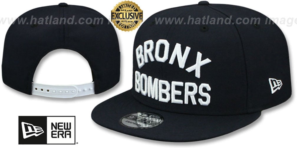 New York Yankees BRONX BOMBERS SNAPBACK Navy Hat by New Era