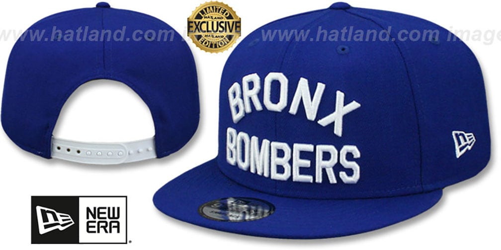 New York Yankees BRONX BOMBERS SNAPBACK Royal Hat by New Era