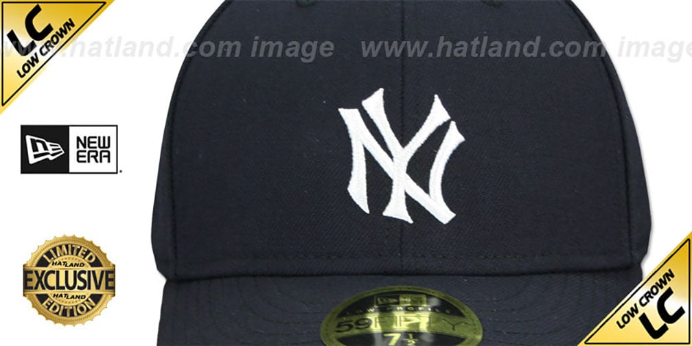 New York Yankees LOW-CROWN 1910 COOPERSTOWN Fitted Hat
