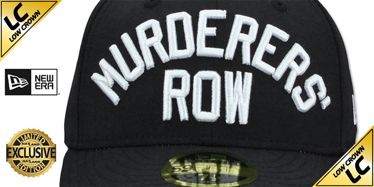 New York Yankees LOW-CROWN MURDERERS ROW Black Fitted Hat