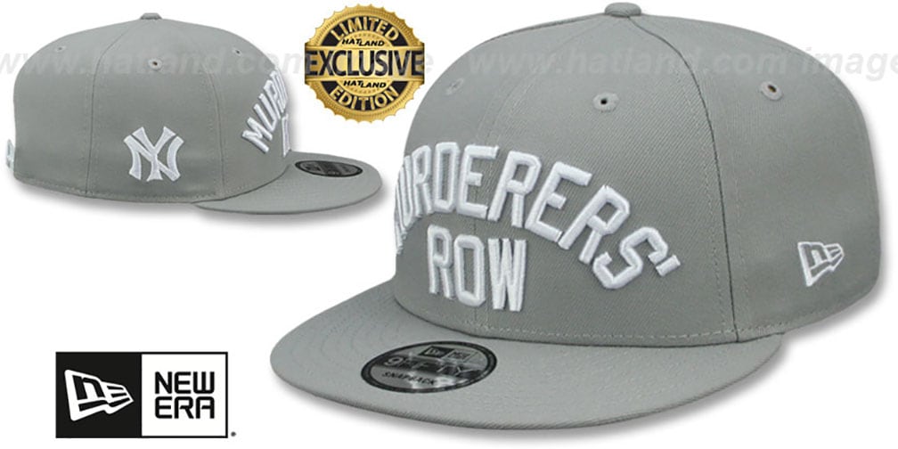 New York Yankees MURDERERS ROW SNAPBACK Light Grey Hat
