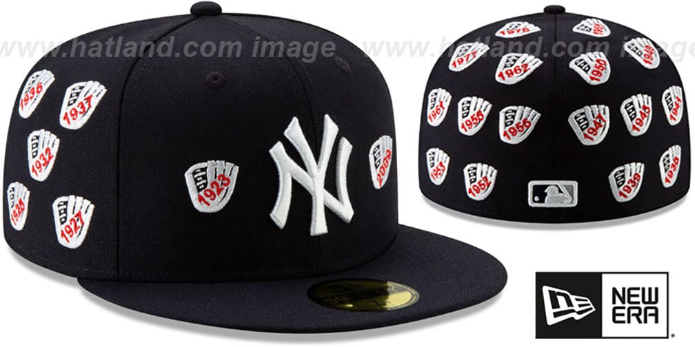 New York Yankees SPIKE LEE GLOVES Navy Fitted Hat by New Era