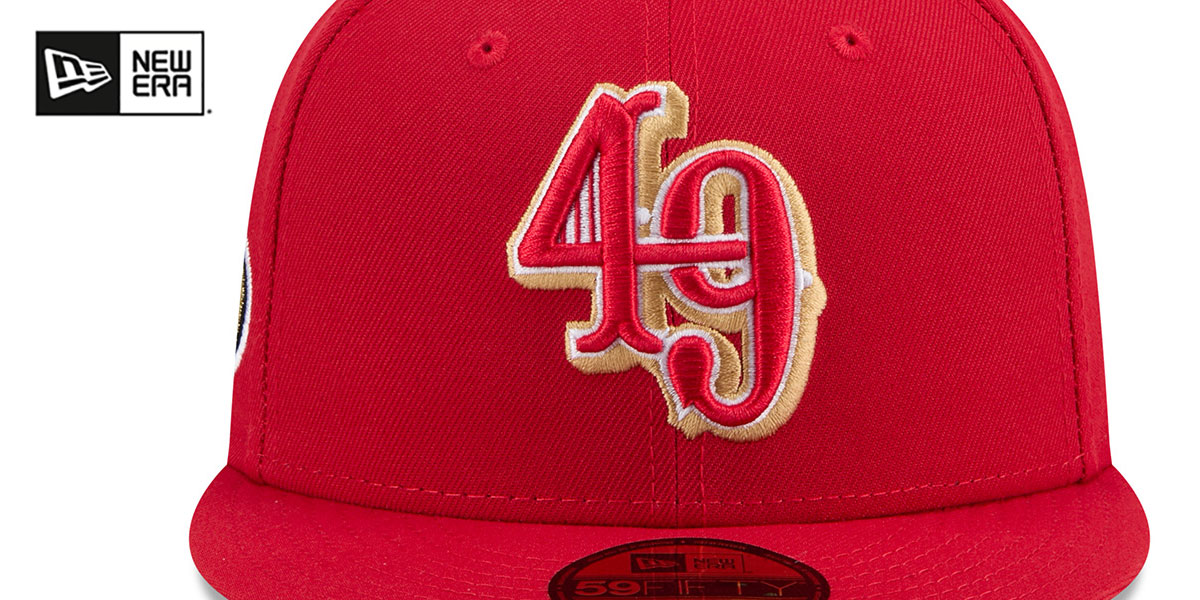 San Francisco 49ers DECEPTOR Red Fitted Hat by New Era