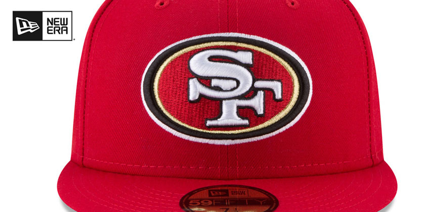 San Francisco 49ers NFL TEAM-BASIC Red Fitted Hat by New Era