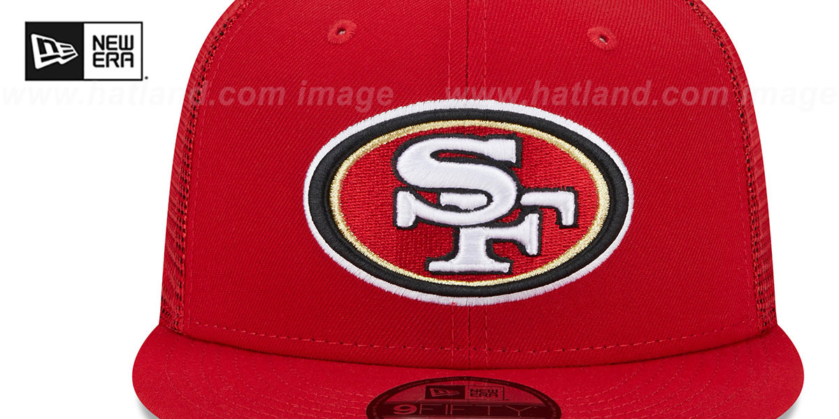 San Francisco 49ers TEAM-BASIC TRUCKER SNAPBACK Red Hat