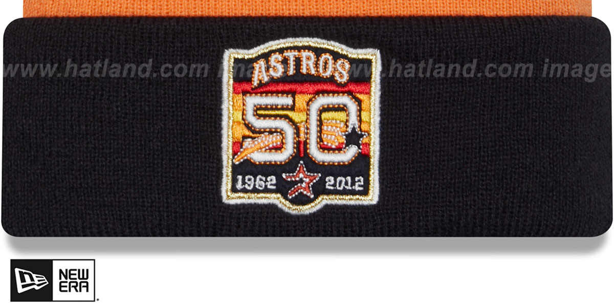 Houston Astros RETRO-CUFF Knit Beanie by New Era