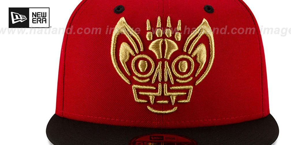 Louisville Bats COPA Red-Black Fitted Hat by New Era