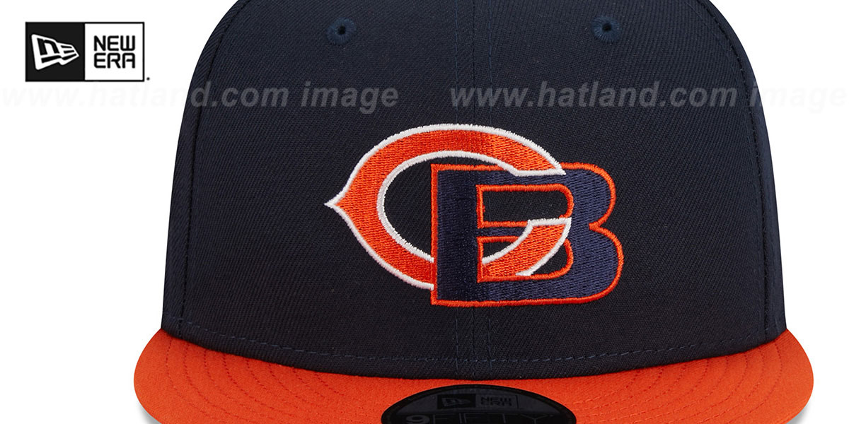 Chicago Bears NFL LIGATURE SNAPBACK Navy-Orange Hat