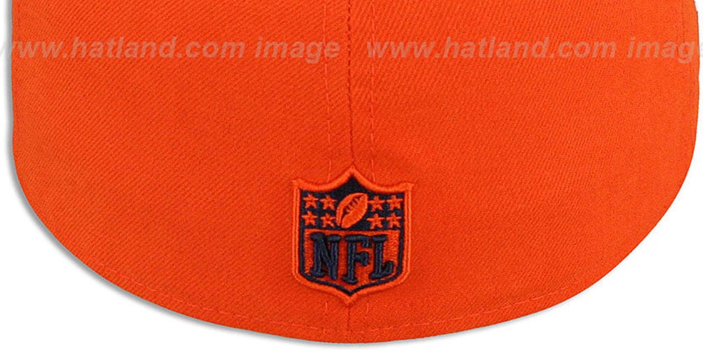 Chicago Bears NFL-TIGHT Orange-Navy Fitted Hat by New Era