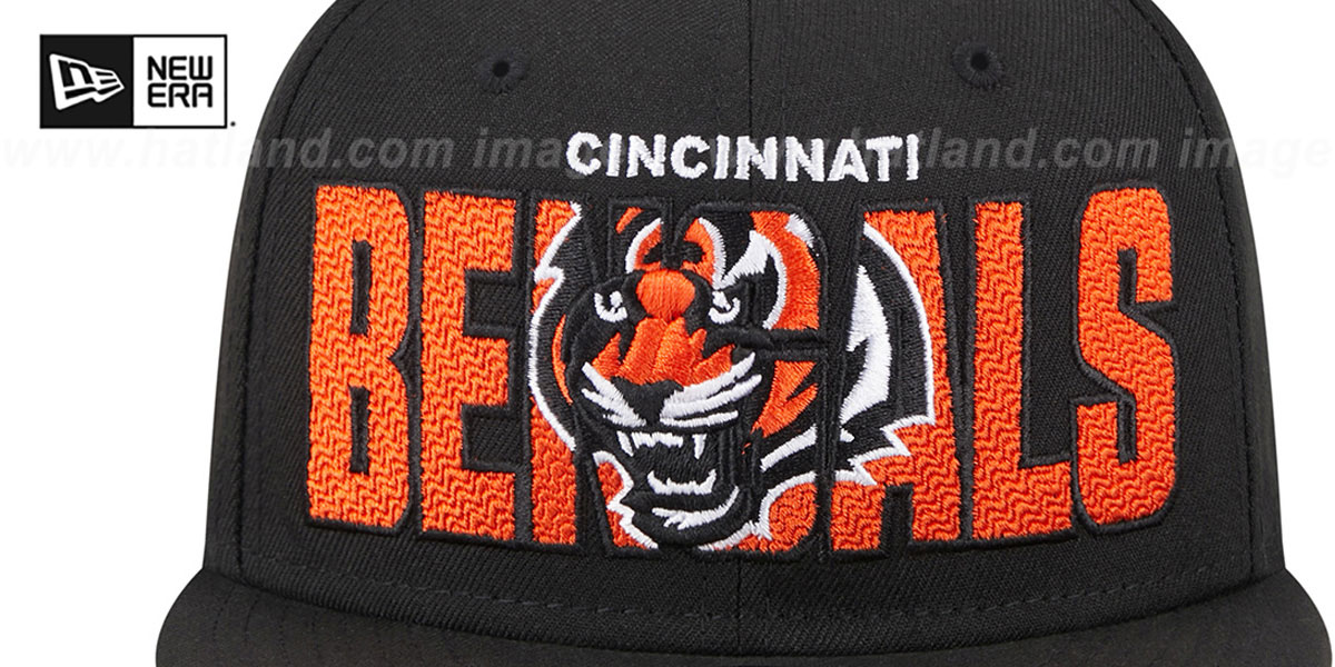 Cincinnati Bengals 2023 NFL DRAFT Black Fitted Hat