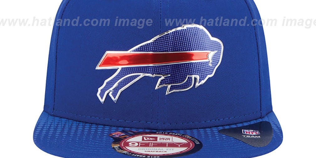 Buffalo Bills 2015 NFL DRAFT SNAPBACK Royal Hat by New Era