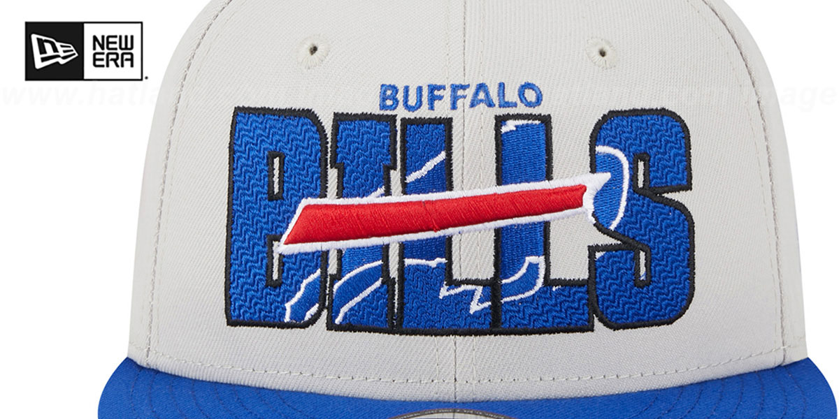 Buffalo Bills 2023 NFL DRAFT SNAPBACK Stone-Royal Hat