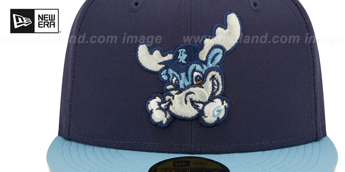 Wilmington Blue Rocks MILB ONFIELD ROAD Navy-Sky Fitted Hat