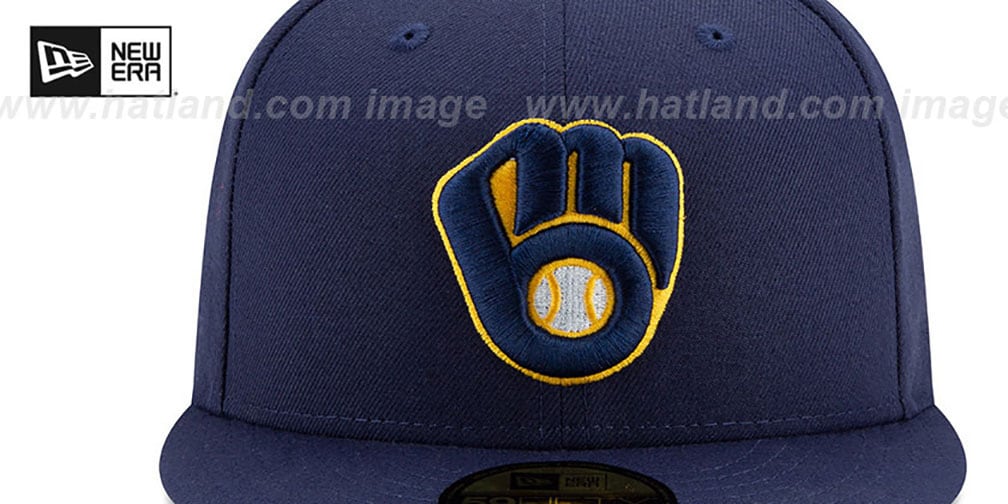 Milwaukee Brewers AC-ONFIELD HOME Hat by New Era