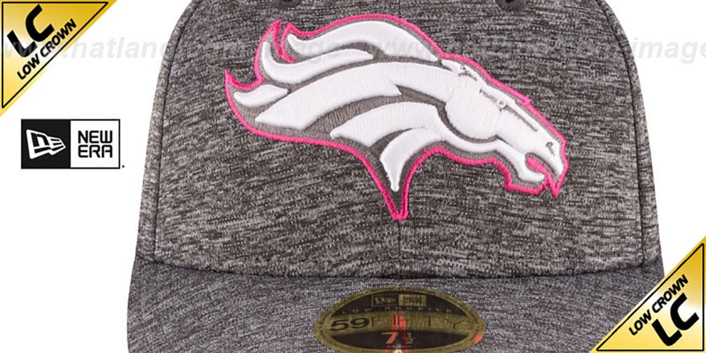 Denver Broncos 2016 LOW-CROWN BCA Grey Fitted Hat by New Era