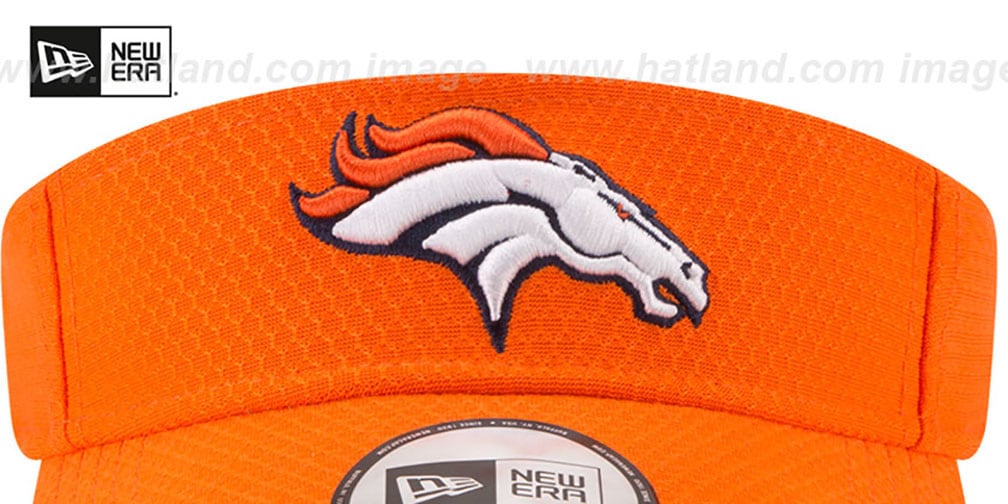 Denver Broncos 2017 NFL TRAINING VISOR Orange by New Era