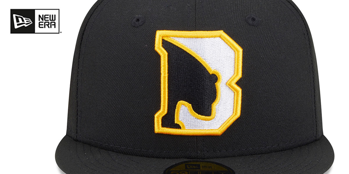 Boston Bruins DECEPTOR Black Fitted Hat by New Era