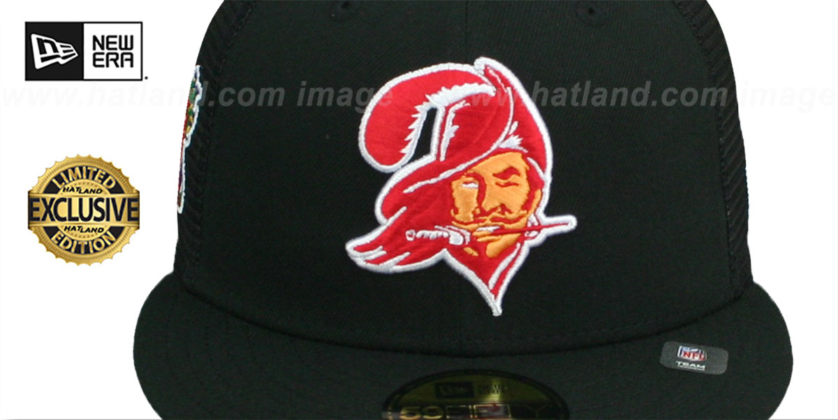 Tampa Bay Buccaneers 1998 PB MESH-BACK SIDE-PATCH Black-Black Fit