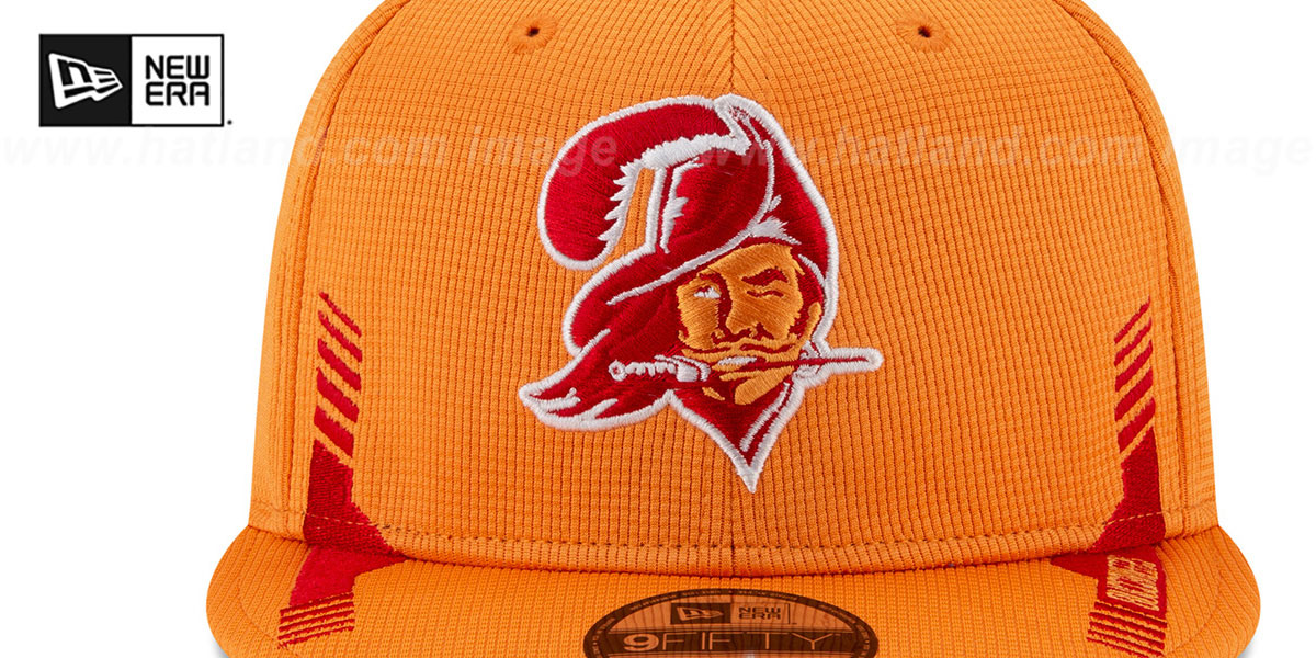 Tampa Bay Buccaneers 2021 NFL THROWBACK SIDELINE HOME SNAPBACK Or