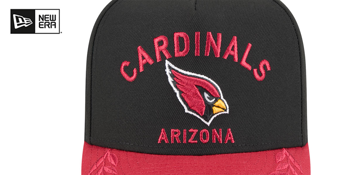 Arizona Cardinals 2025 NFL DRAFT ONSTAGE A-FRAME SNAPBACK Black-R