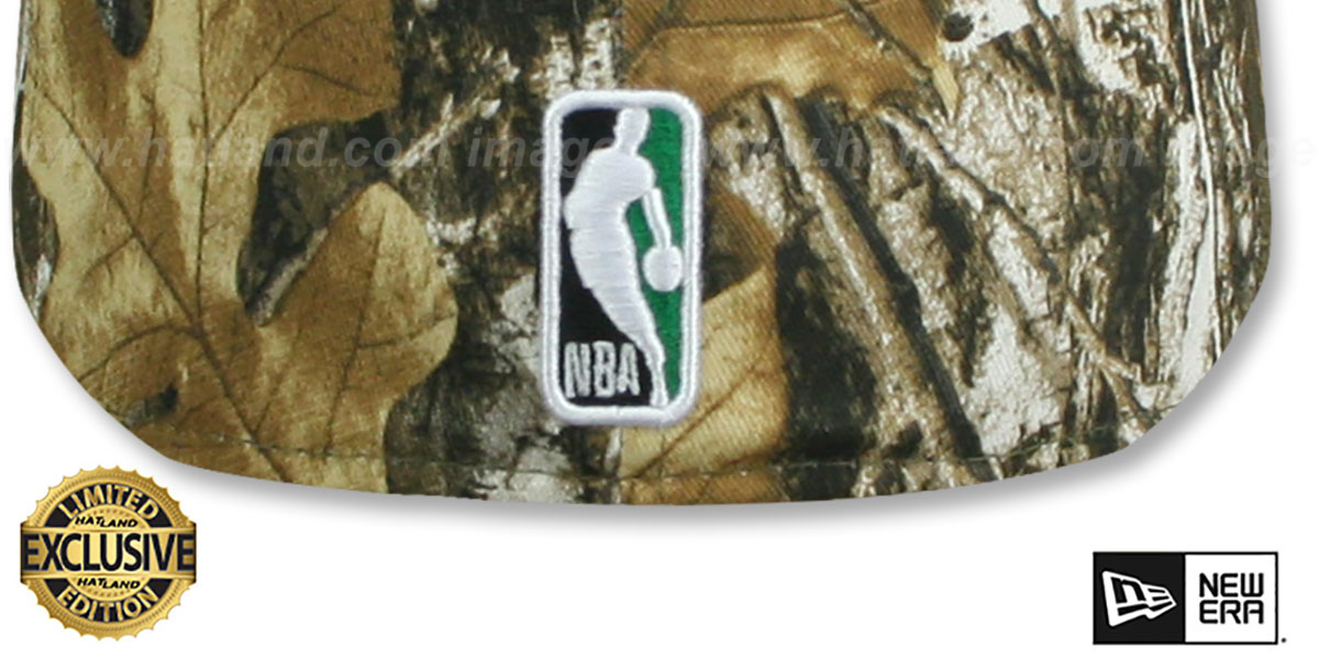 Boston Celtics NBA TEAM-BASIC Realtree Camo Fitted Hat