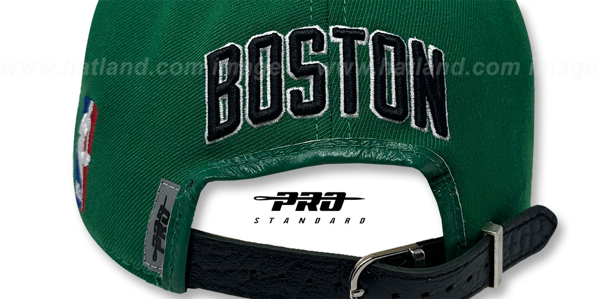 Boston Celtics RETRO-ARCH STRAPBACK Black-White Hat