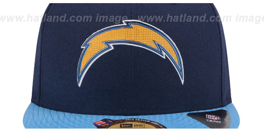San Diego Chargers 2015 NFL DRAFT Navy-Blue Fitted Hat