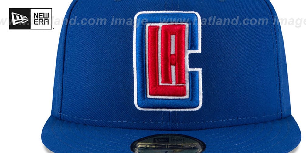 Los Angeles Clippers TEAM-SUPERB Royal Fitted Hat by New Era