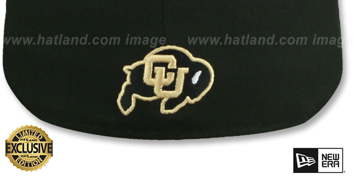 Colorado NCAA CU TEAM-BASIC Black Fitted Hat by New Era