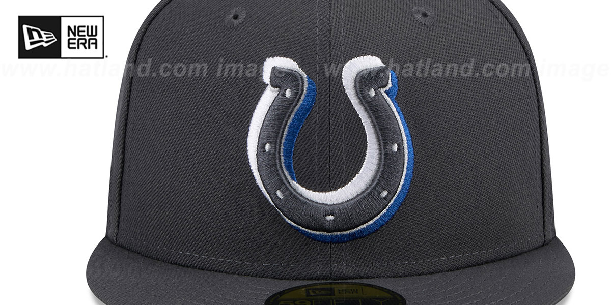 Indianapolis Colts 2024 ONSTAGE NFL DRAFT Grey Fitted Hat