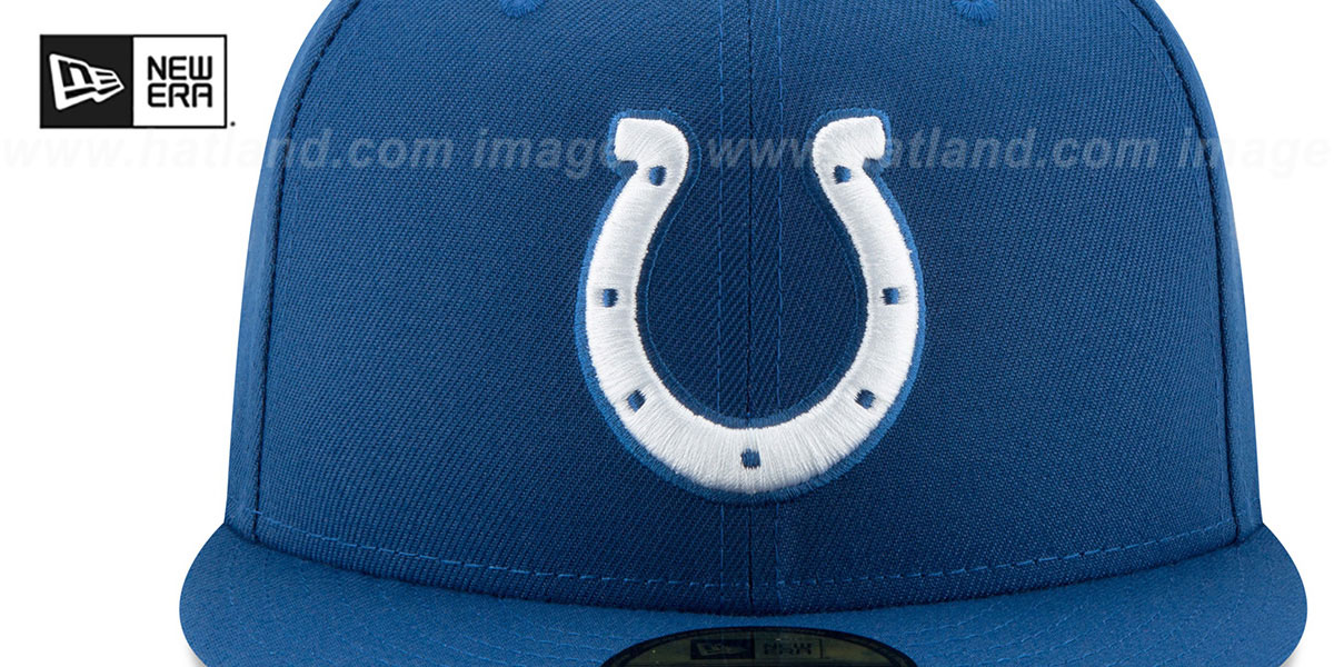 Indianapolis Colts NFL TEAM-BASIC Royal Fitted Hat