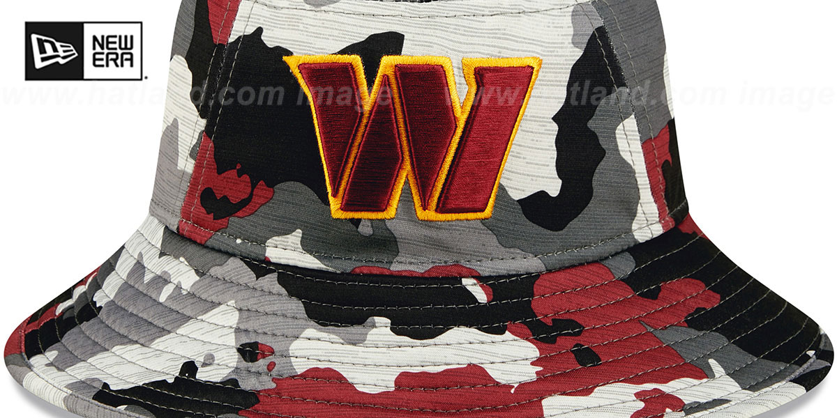 Washington Commanders 2022 CAMO NFL TRAINING CAMP BUCKET Hat