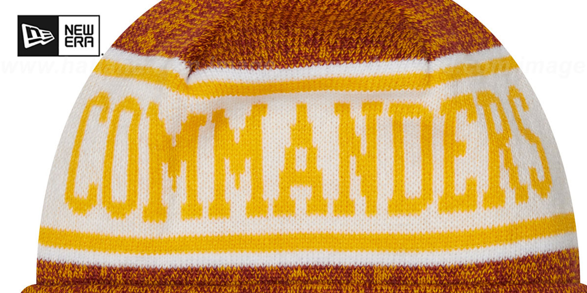 Washington Commanders BANNER Knit Beanie Hat by New Era