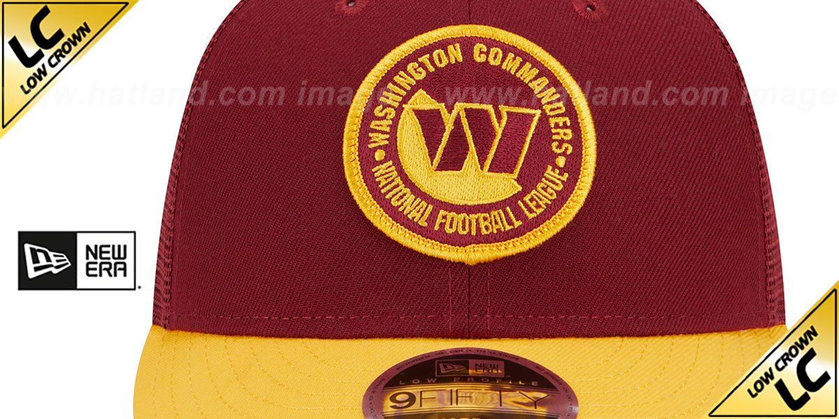 Washington Commanders LP TRUCKER SIDELINE SNAPBACK Burgundy-Gold