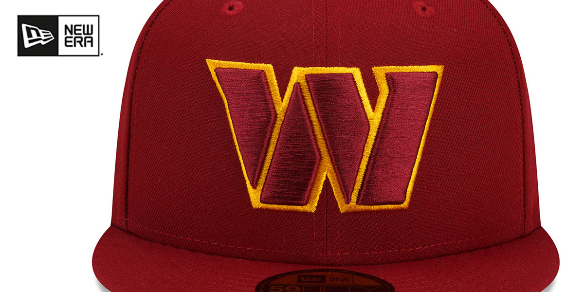 Washington Commanders NFL TEAM-BASIC Burgundy Fitted Hat