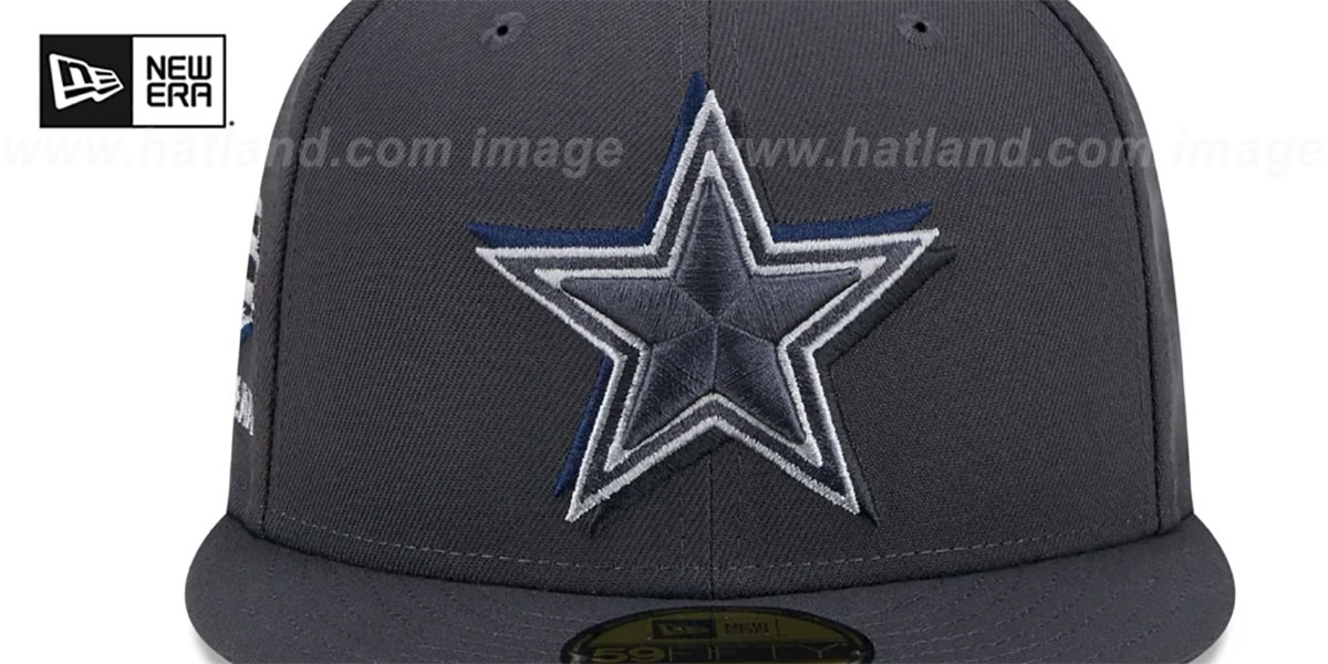 Dallas Cowboys 2024 ONSTAGE NFL DRAFT Grey Fitted Hat