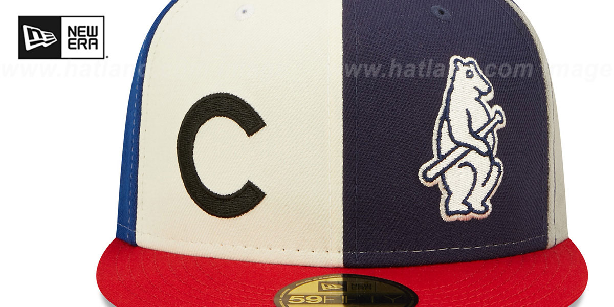 Chicago Cubs EVOLUTION PINWHEEL Fitted Hat by New Era