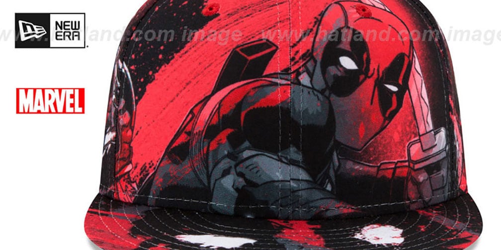 Deadpool HI-RES ALL-OVER Fitted Hat by New Era