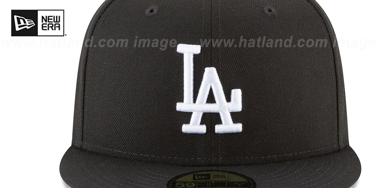 Los Angeles Dodgers 2024 WORLD SERIES CHAMPIONS Black-White Fitte