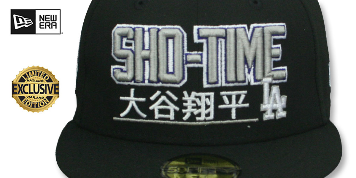 Los Angeles Dodgers OHTANI SHO-TIME Black Fitted Hat