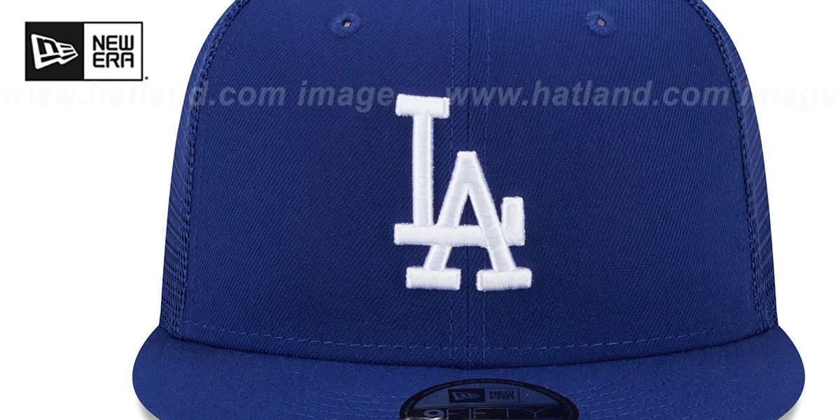 Los Angeles Dodgers TEAM-BASIC TRUCKER SNAPBACK Royal Hat