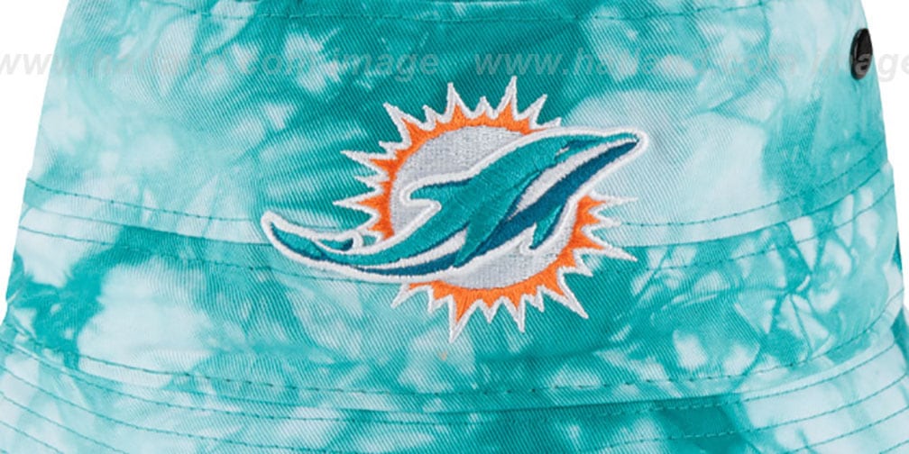 Miami Dolphins TYE-DYE ZONE Bucket Hat by New Era